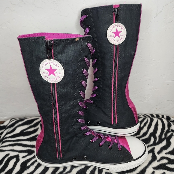 Converse | Shoes | New Rare Converse All Star Calf Knee Juniors 4women ...
